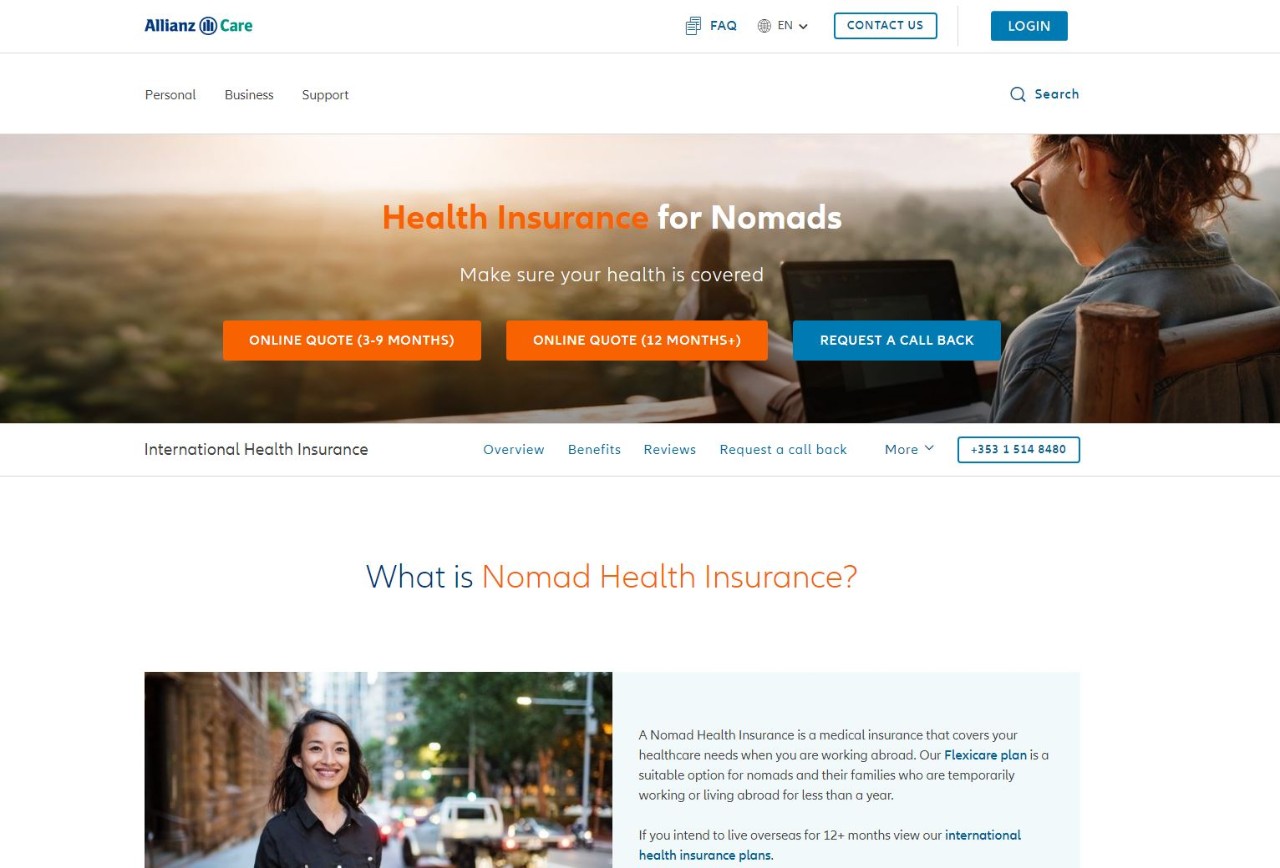 Nomad Health Insurance | Nomad Insurance | Allianz Partners